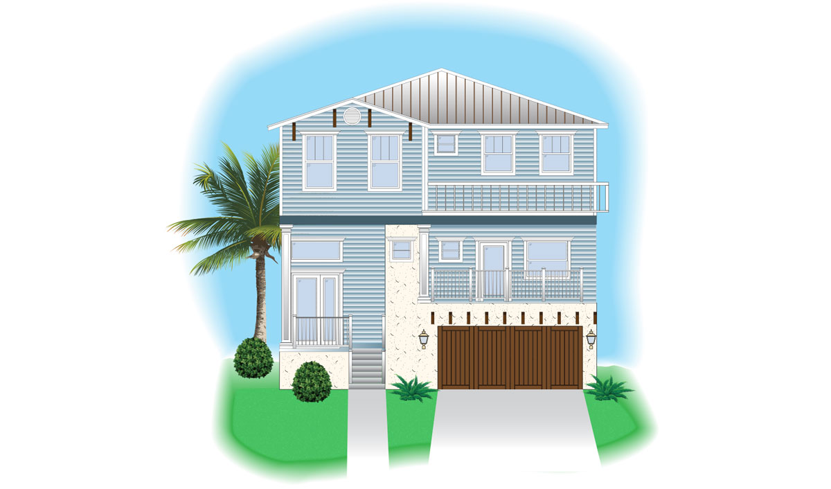 The Casa Marina Model Floor Plans - Stress Free Construction - Tampa, FL